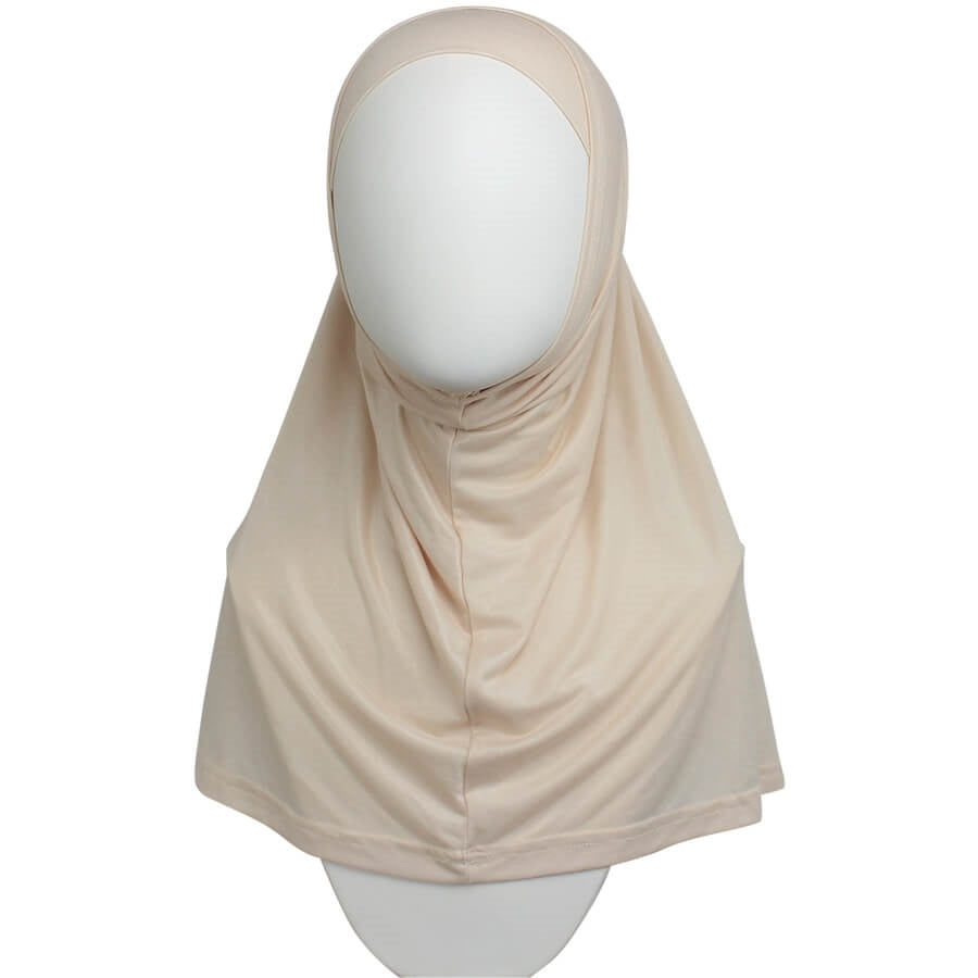 White Amira Two Piece hijab | Lina Zibdeh – Lina Zibdeh - Joy of Hijab!